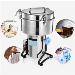 Portable Grain Grinder-270° Swing,4500g Herb Grain Spice Cereal Mill Flour Powder Machine,4500w&32000r/Min Stainless Steel Electric Food Processor for Homes,Office