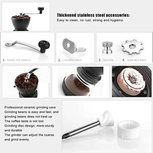 Coffee Grinder, Spice Grinder Regulated Hand Crank Coffee Grinder Manual Mini Coffee Bean Grinder Home Kitchen Tools Portable and Traveling Home Kitchen Tools