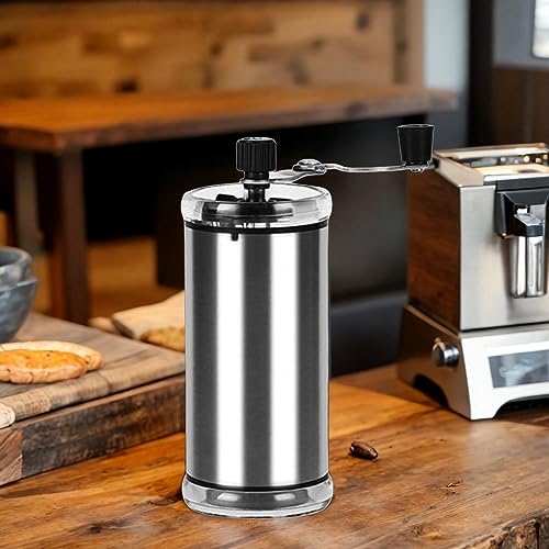 Bothyi Manual Coffee Grinder Ceramics Burr Coffee Lover Gift Adjustable Coarseness Handheld Portable Hand Coffee Mill for Kitchen Camping Espresso