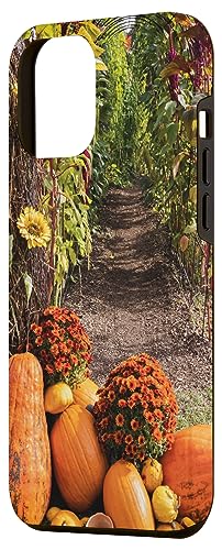 iPhone 14 Pro Max Autumn Leaves Flowers Fall Pumpkin Colorful Garden Botanical Case