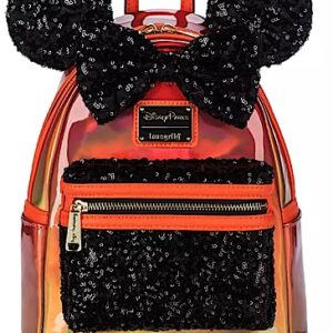 Loungefly Disney Minnie Mouse Halloween Sequin Mini Backpack