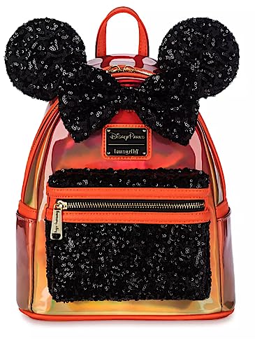 Loungefly Disney Minnie Mouse Halloween Sequin Mini Backpack