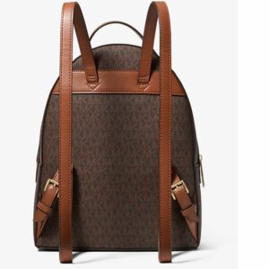 Michael Kors Sheila Medium Logo Backpack (Brown)