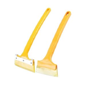 yardwe 4 pcs car snow brush with squeegee windshield snow shovel snow brush scraper snow brush ice shovel car vehicle snow removal auto ice shovel tendon snow shovel automatic film