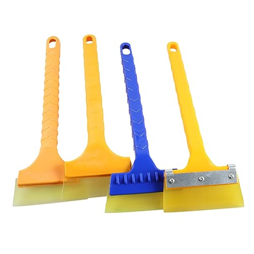 Yardwe 4 Pcs Car Snow Brush with Squeegee Windshield Snow Shovel Snow Brush Scraper Snow Brush Ice Shovel car Vehicle Snow Removal Auto ice Shovel Tendon Snow Shovel Automatic Film