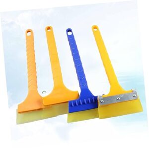 Yardwe 4 Pcs Car Snow Brush with Squeegee Windshield Snow Shovel Snow Brush Scraper Snow Brush Ice Shovel car Vehicle Snow Removal Auto ice Shovel Tendon Snow Shovel Automatic Film