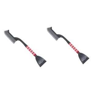 yarnow 2 pcs snow shovel winter ice scraper car snow remover frost shovel scraper squeegee for car windows broom outdoor car window squeegee ice removal scraper ice removal shovel abs