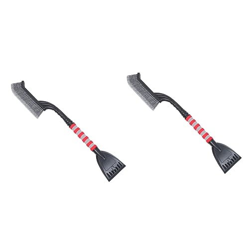 YARNOW 2 pcs Snow Shovel Winter ice Scraper car Snow Remover Frost Shovel Scraper Squeegee for car Windows Broom Outdoor car Window Squeegee Ice Removal Scraper Ice Removal Shovel abs