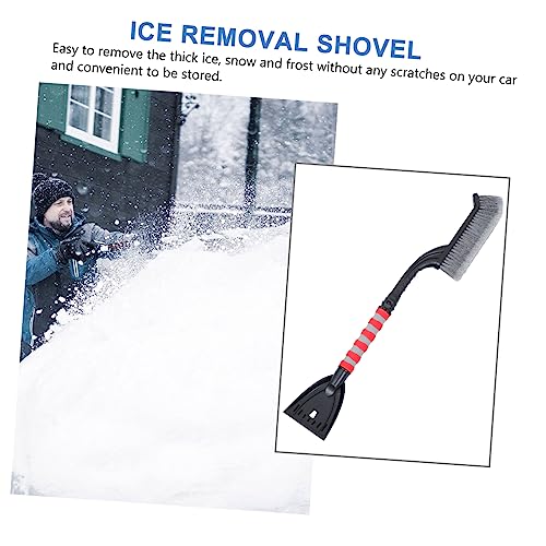 YARNOW 2 pcs Snow Shovel Winter ice Scraper car Snow Remover Frost Shovel Scraper Squeegee for car Windows Broom Outdoor car Window Squeegee Ice Removal Scraper Ice Removal Shovel abs