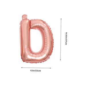 Totority 4 Sets birthday balloon set birthday balloons girl birthday party decorations girl birthday decorations birthday balloon banner birthday party supplies Miss aluminum film letter