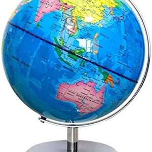 World Globes for Kids, Educational World Earth Globe with Stand Adults Desk Geographic Globes Discovery World Globe Educational Toy