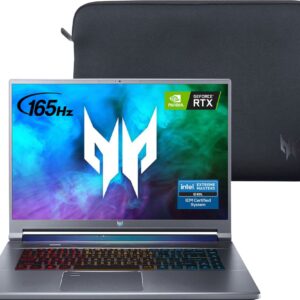 Acer Predator Triton 500 16" 165Hz WQXGA IPS Gaming Laptop | Intel i7-11800H 8-Core | NVIDIA GeForce RTX 3060 | 3-Zone RGB Backlit KB | Fingerprint | Thunderbolt 4 | 16GB DDR4 2TB SSD | Win10 Pro