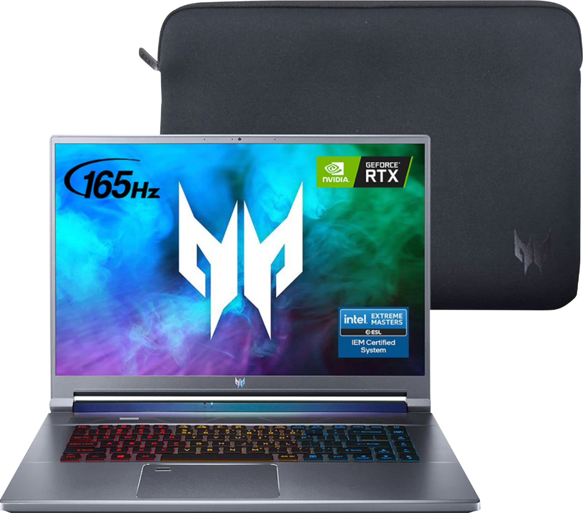 Acer Predator Triton 500 16" 165Hz WQXGA IPS Gaming Laptop | Intel i7-11800H 8-Core | NVIDIA GeForce RTX 3060 | 3-Zone RGB Backlit KB | Fingerprint | Thunderbolt 4 | 16GB DDR4 2TB SSD | Win10 Pro