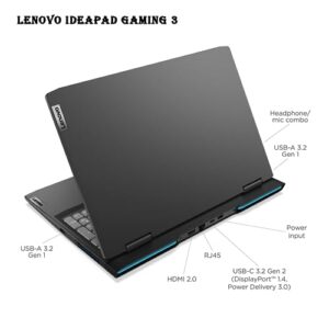 Lenovo IdeaPad Gaming 3 (2022) - Essential Gaming Laptop - 15.6" FHD 120Hz - AMD Ryzen 5 6600H - NVIDIA GeForce RTX 3050-16GB DDR5 RAM - 1TB NVMe SSD - Windows 11 Home