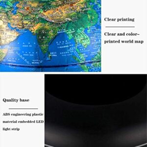 Floating Globe, 8" Magnetic Levitation Floating Globe Anti Gravity Rotating World Map LED Globe for Children Educational Gift