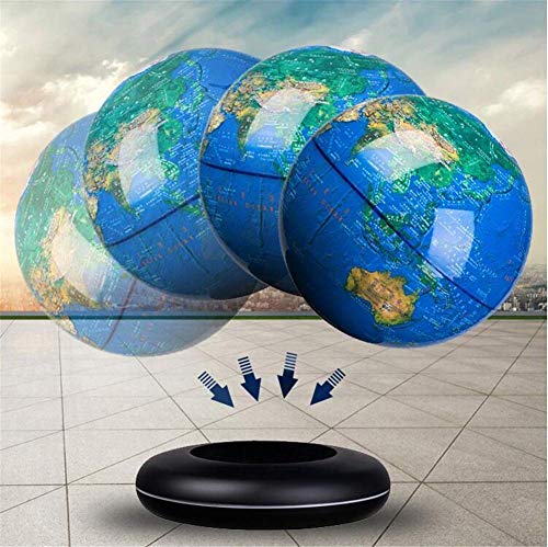 Floating Globe, 8" Magnetic Levitation Floating Globe Anti Gravity Rotating World Map LED Globe for Children Educational Gift