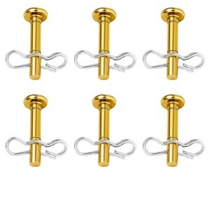 6pk 738-04155 714-04040 shear pins kits replacement for mtd cub cadet craftsman troy-bilt snow throwers