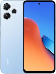 xiaomi redmi 12 4g lte (128gb + 4gb) factory global unlocked 6.67" 50mp triple camera (tmobile mint tello global) + extra (w/fast 51w dual usb car charger bundle) (sky blue)