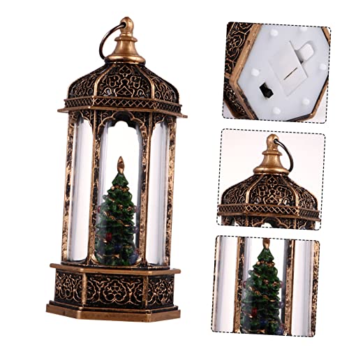 Abaodam Christmas Decor Christmas Lights Christmas Snow Globes Adornos para Mesa De Christmas Decorations Christmas Tabletop Lights Decorative Christmas Lantern Xmas Light