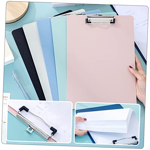 Tofficu Clipboard 8 Pcs Writing pad exam Paper Clips Pencil Sketch Hand Support Plastic Folder Pencils Magnetic Suction Clipboard Drawing Writing Plate Writing Support Plate Clipboards a4