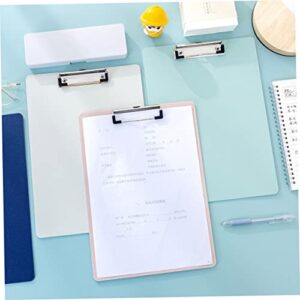 Tofficu Clipboard 8 Pcs Writing pad exam Paper Clips Pencil Sketch Hand Support Plastic Folder Pencils Magnetic Suction Clipboard Drawing Writing Plate Writing Support Plate Clipboards a4