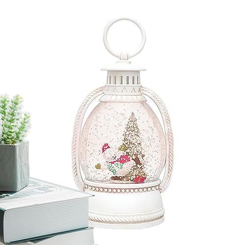 Snow Scene Lamp - Christmas Lanterns Snow Globes,Built-in Light-up Design Christmas Lanterns, Snowman Christmas Decorations for Children Gifts Buogint