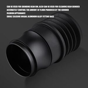 Coffee Grinder Bean Bin for MAZZER Min Series Durable Aluminum Alloy and Silicone Cleaning Tool Accessories