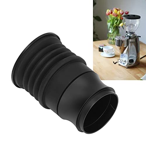 Coffee Grinder Bean Bin for MAZZER Min Series Durable Aluminum Alloy and Silicone Cleaning Tool Accessories