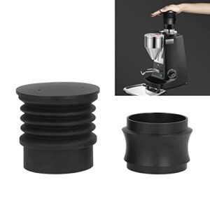 Coffee Grinder Bean Bin for MAZZER Min Series Durable Aluminum Alloy and Silicone Cleaning Tool Accessories