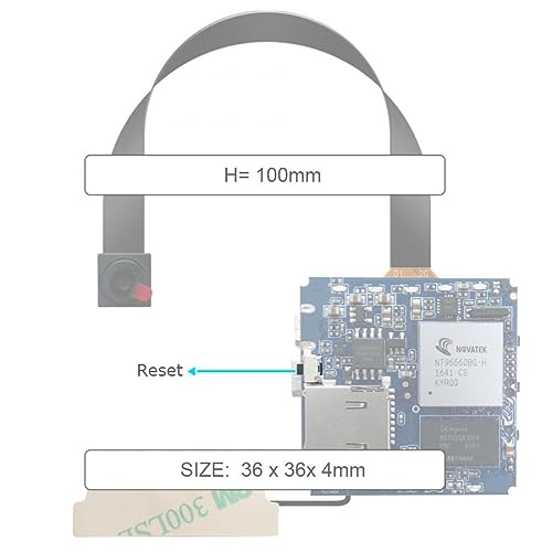 fannuoyi 2.7K Full HD Mini X1 Cameras with 70/120degree Lens for Indoor/Home/Office Security (with Battery) (PCB with 120 Degree)