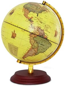 world globe great for kids and adults with stand desk 10 inch globe educational deluxe blue ocean black base full earth geography