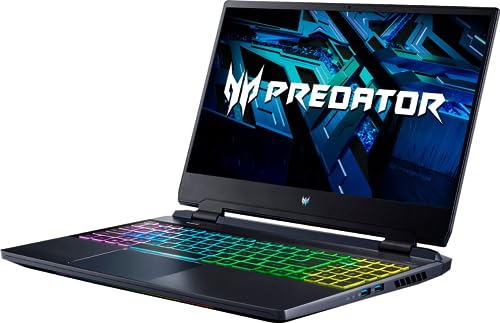 acer Predator Helios Laptop, 15.6" FHD IPS ~ Intel i7-12700H 14-Core ~ NVIDIA GeForce RTX 3060~16GB DDR5~512GB SSD ~ Backlit Keyboard ~ Thunderbolt 4 ~ Wi-Fi 6E ~ Win11 Pro WWC 32GB USB