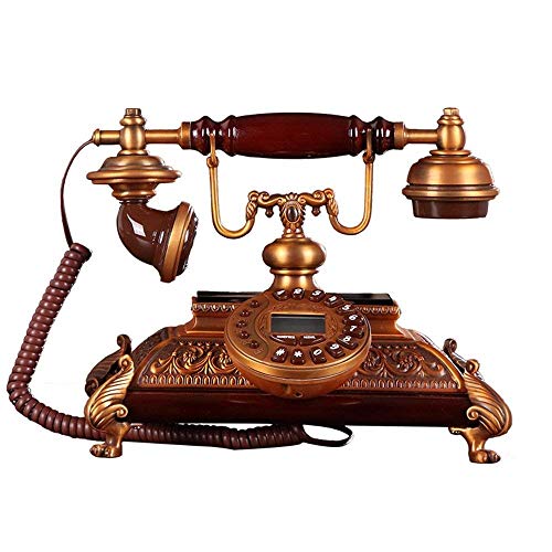 Telephone High-end Retro Telephone Home Office Business Landline Pure Hand-Built Fixed Telephone 280210230mm