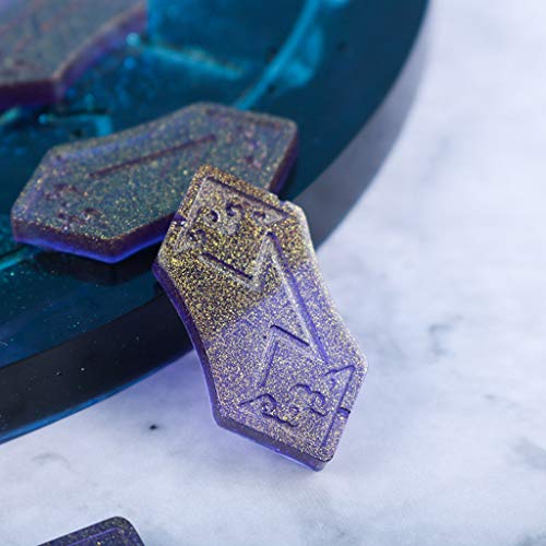 Runes Symbol Cards Epoxy Resin Mold Divination Board Silicone Mould Resin Silicone Tray Molds Casting Mold for Epoxy Resin