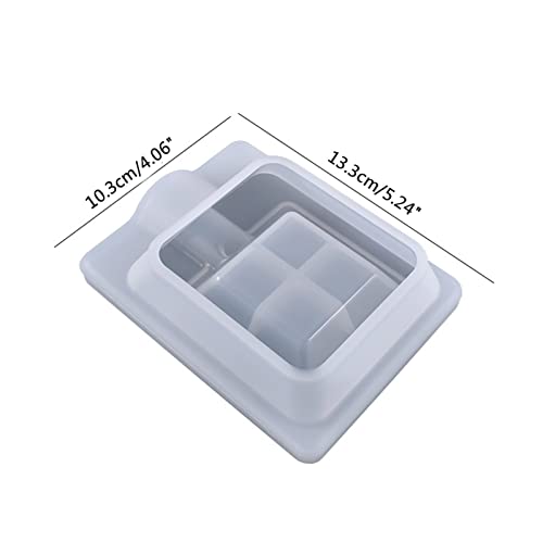 Tray Mold Handmade Epoxy Resin Silicone Mould Jewelry Dish Trinket Container Holder Silicone Resin Mold for DIY Resin Art Craft Home Decor