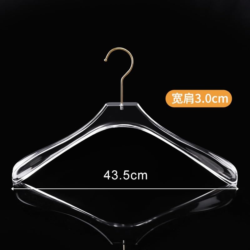 ZHYHSM-111 Acrylic Clothes Rack Clothing Store Display Clothes Rack Crystal Acrylic Hanging Clothes Racks