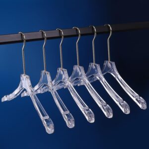 ZHYHSM-111 Acrylic Clothes Rack Clothing Store Display Clothes Rack Crystal Acrylic Hanging Clothes Racks