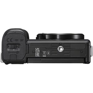 Sony ZV-E10 Mirrorless Camera with 16-50mm Lens (Black) (ILCZV-E10L/B) + Sigma 24-70mm f/2.8 Lens (578965) + 64GB Card + Filter Kit + External Charger + NPF-W50 Battery + Card Reader + More (Renewed)