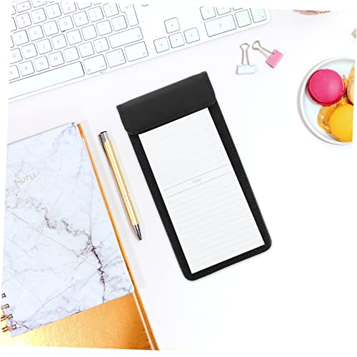 NOLITOY 2pcs Bill Folder Pocket Note pad Mini Notepad Office File folders Checks Small Server notepads Planner clipboard Real Estate Writing Board exam Paper Clips Writing Supplies Letter