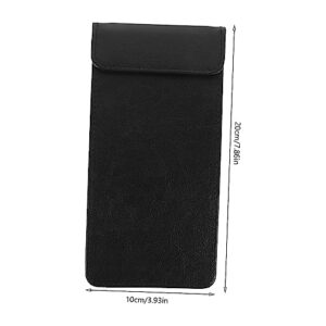 NOLITOY 2pcs Bill Folder Pocket Note pad Mini Notepad Office File folders Checks Small Server notepads Planner clipboard Real Estate Writing Board exam Paper Clips Writing Supplies Letter