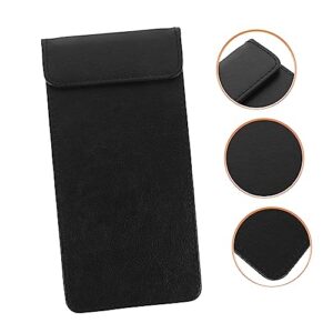 BESTOYARD 4pcs Bill Folder Foldover clipboard Mini Pocket clipboard Small Server notepads Notepad clipboard a4 hardboard Leather Low Profile Clip Checks pu Leather Office Business Wine Clip