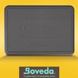 CigarBros + Boveda Personal Humidor: Precise Humidity. Steady Temperature. Holds up to 80 Cigars!