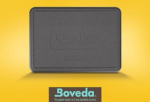 CigarBros + Boveda Personal Humidor: Precise Humidity. Steady Temperature. Holds up to 80 Cigars!