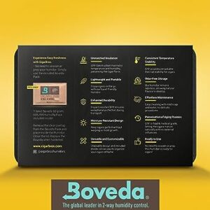 CigarBros + Boveda Personal Humidor: Precise Humidity. Steady Temperature. Holds up to 80 Cigars!