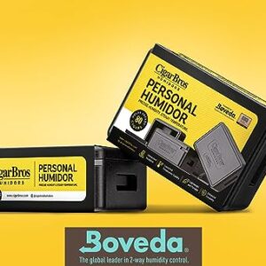 CigarBros + Boveda Personal Humidor: Precise Humidity. Steady Temperature. Holds up to 80 Cigars!