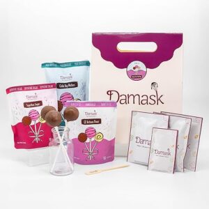 gluten-free vanilla cake pop kit - milk chocolate coating