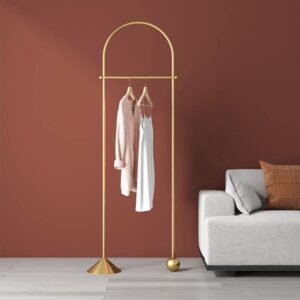 LUKEO Hangers Floor-to-ceiling Bedroom Hanging Clothes Shelf Living Room Hanging Bag Rack Household Clothes Rack (Color : E, Size : As shown)