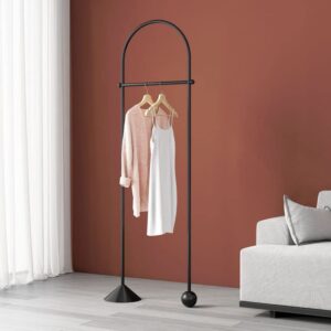 LUKEO Hangers Floor-to-ceiling Bedroom Hanging Clothes Shelf Living Room Hanging Bag Rack Household Clothes Rack (Color : E, Size : As shown)