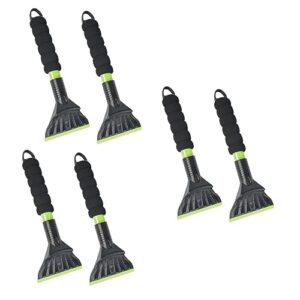 happyyami 6 pcs snow shovel car accessory ice removal tool car window squeegee car tools windshield snow scraper ice removing tool car cleaning tool heavy window scraper defrosting spatula