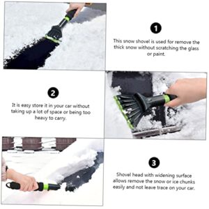 Happyyami 6 pcs Snow Shovel car Accessory ice Removal Tool car Window Squeegee car Tools Windshield Snow Scraper Ice Removing Tool Car Cleaning Tool Heavy Window Scraper defrosting Spatula